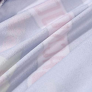 Women Sleepwear One Piece V Neck Button Up Cotton Pajama Jumpsuit Long Sleeve Trouser Pants Night Wear Romper (Backwoods-purple, Medium)