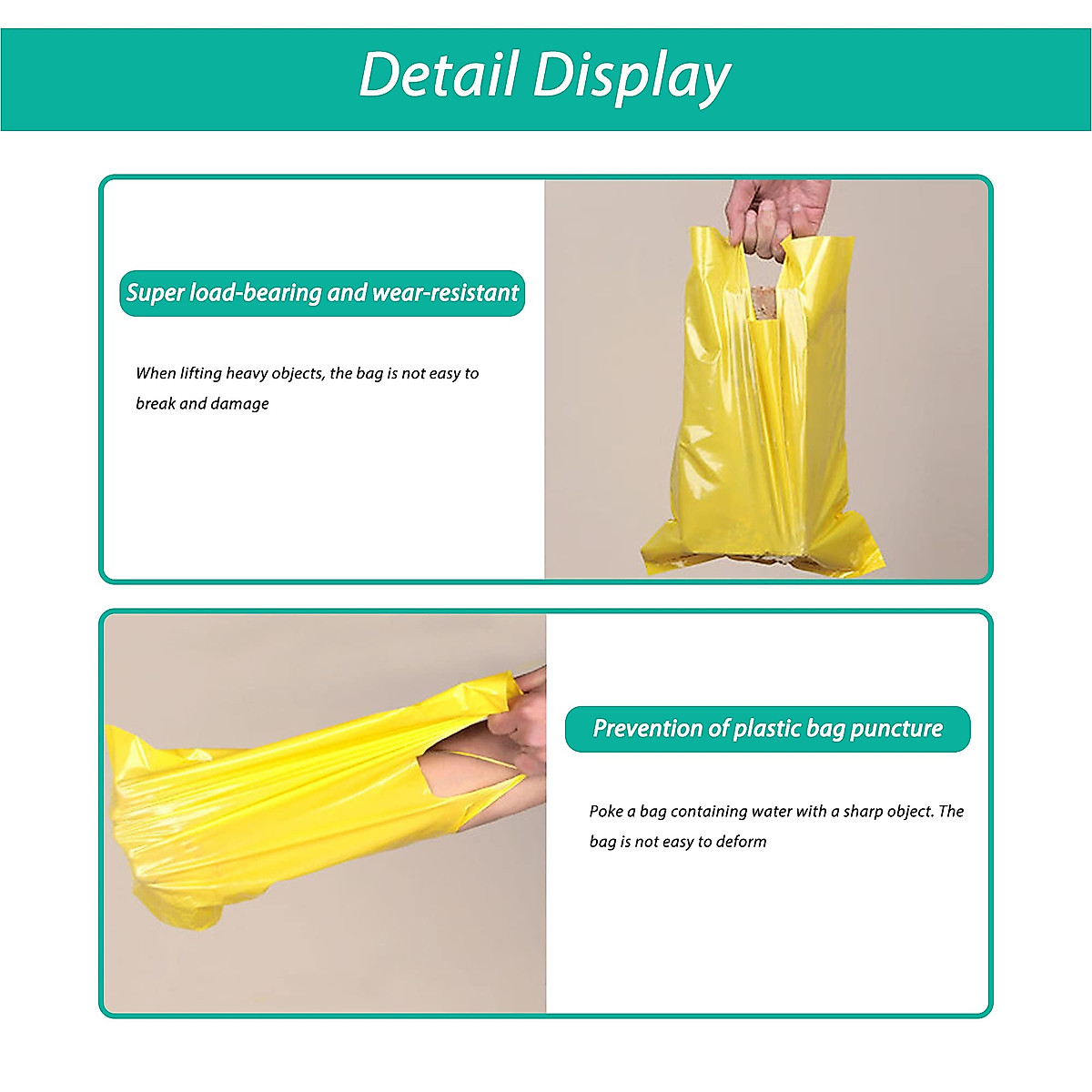 PPXMEEUDC 54PCS Plastic Handle Bag Plastic Party Favor Bags Party Gift Bags for Birthday Party Gift Shop Retail Bag Halloween Christmas Thanksgiving Candy Cookies Dessert