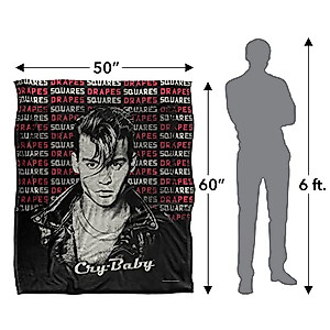 Cry Baby Drapes and Squares Officially Licensed Silky Touch Super Soft Throw Blanket 50" x 60"