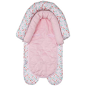 Carter's Infant 2-in-1 Head Support for Carseats and Strollers Flower/Pink