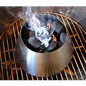 Dracarys BBQ Whirlpool for Weber Kettle 22 26.75 WSM Smokey Mountain- BBQ Steel Weber Whirlpool Grill Kettle (X-Large)