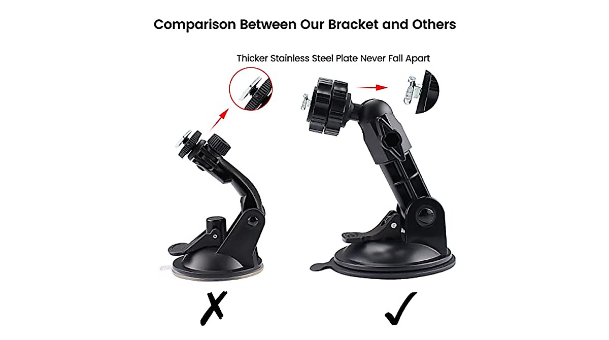 Vehicle Windshield Suction Cup Mount for 7-9 Inch Monitors | GreenYi