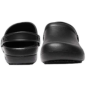 Oil Water Resistant Nursing Chef Shoes Kitchen Garden Bathroom Non-Slip Safety Working Shoes for Men and Women (7.5 Men / 8.5 Women / 9.84″, 40 Black)