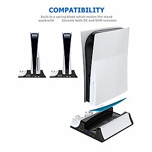 SOLUSTRE Desktop Stand Controller Holder Charging Base Multipurpose Portable Charger Desktop Charger Game Controller Charger Gamepad Headset Stand Desktop Stand Controller Holder