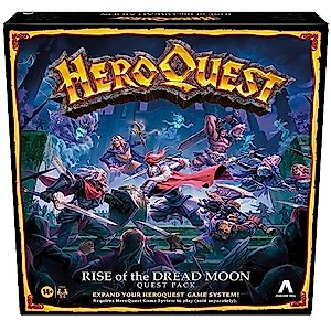 HeroQuest Rise of The Dread Moon Quest Pack, Requires HeroQuest Game System to Play, Roleplaying Games for 2-5 Players, Ages 14+