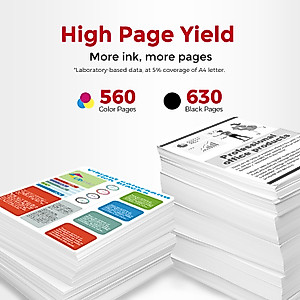 Ubinki 240XL 241XL Ink Cartridge Combo Pack for Canon PG-240XL CL-241XL 240 PG240 241 CL241 XL for Pixma MG3620 MG3600 TS5120 TS5100 MG2120 MG3520 MX452 MX512 MX532 MX472 MG2220 MG3120 MG3122 Printer