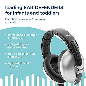 Banz Bubzee Baby Ear Defenders 0-36 Months, Noise Cancelling Headphones for Kids