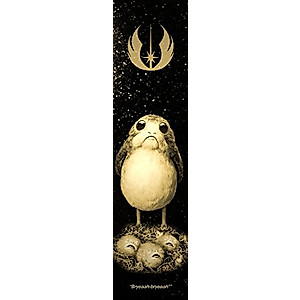 Porg Star Wars Bookograph Metal Bookmark