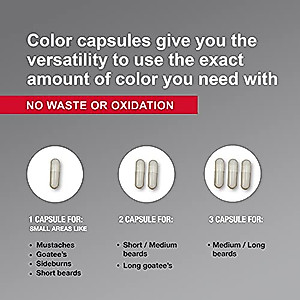 Godefroy Barbers Choice 3 Application Beard and Mustache Dye For Men, 6 weeks of Cover For Gray Facial Hair, Natural Black