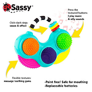 Sassy Do-Re-Mi Musical Toy, Ages 0+ Months