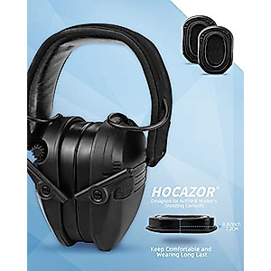 Replacement Gel Ear Pads Fit for Peltor Tactical 100 500/Rangeguard/Walkers Razor/Actfire Ear Protection