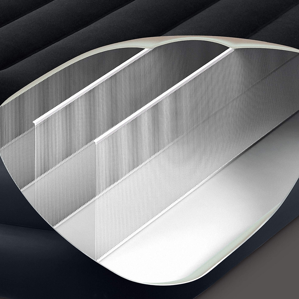 Intex Dura-Beam Standard Series Pillow Rest Raised Airbed w/Built-in Pillow & Internal Electric Pump, Twin