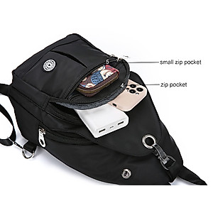 Momoty Backpack Purse Small Shoulder Bag Women Light Daypack Casual Travel Bag