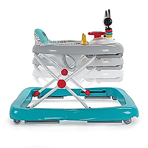 Bright Starts Disney Baby Mickey Mouse Original Bestie 2-in-1 Baby Activity Walker - Easy Fold Frame and Removable-Toy Station, 6 Months and up