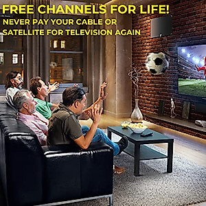280 Miles Range TV Antenna，2023 Amplified Digital HD TV Antenna Indoor for Smart TV and All Older TV's -TV Antenna Indoor Outdoor with Signal Booster - 16ft HD Cable - Support 4K 1080p