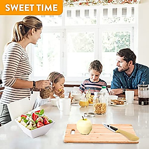 Paring Knife with Sheath Set of 3 Pieces Black Kitchen Knives 3.5 inch Cut Through So Easy