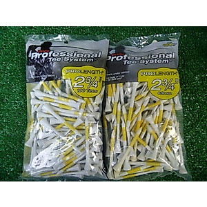 Pride Professional PTS Tees 2 3/4" long, 100 tees per bag, (2 bags), white