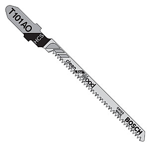 Bosch T-101AO/3 Jigsaw Blades for Woodworking, Set of 3