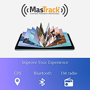 MasTrack 8 inch 4G LTE Android Tablet | Android 11.0 GMS Certificate Passed | 32GB NAND Flash | Quad-core A7 Processor 1.3GHz (Stylus not Included.)