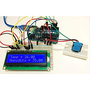 2pcs DHT11 Temperature Humidity Sensor Module Digital Temperature Humidity Sensor 3.3V-5V with Wires for Arduino Raspberry Pi 2 3 (2pcs DHT11)