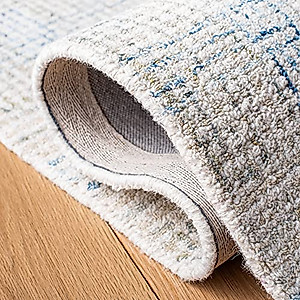 SAFAVIEH Abstract Collection 8' x 10' Ivory/Beige ABT656A Handmade Premium Wool Area Rug