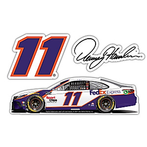 Denny Hamlin NASCAR #11 3 Pack Laser Cut Decal