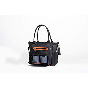 SoHo Grand Central Station Diaper Bag 7Pc, Striped