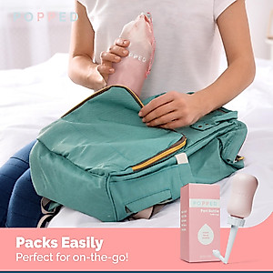 Popped Peri Bottle for Postpartum Care | Portable Bidet | Spray Bottle for Pain Relief, Tears, and Hemorrhoids After Birth | Postpartum Essential (Pink, 10 oz)