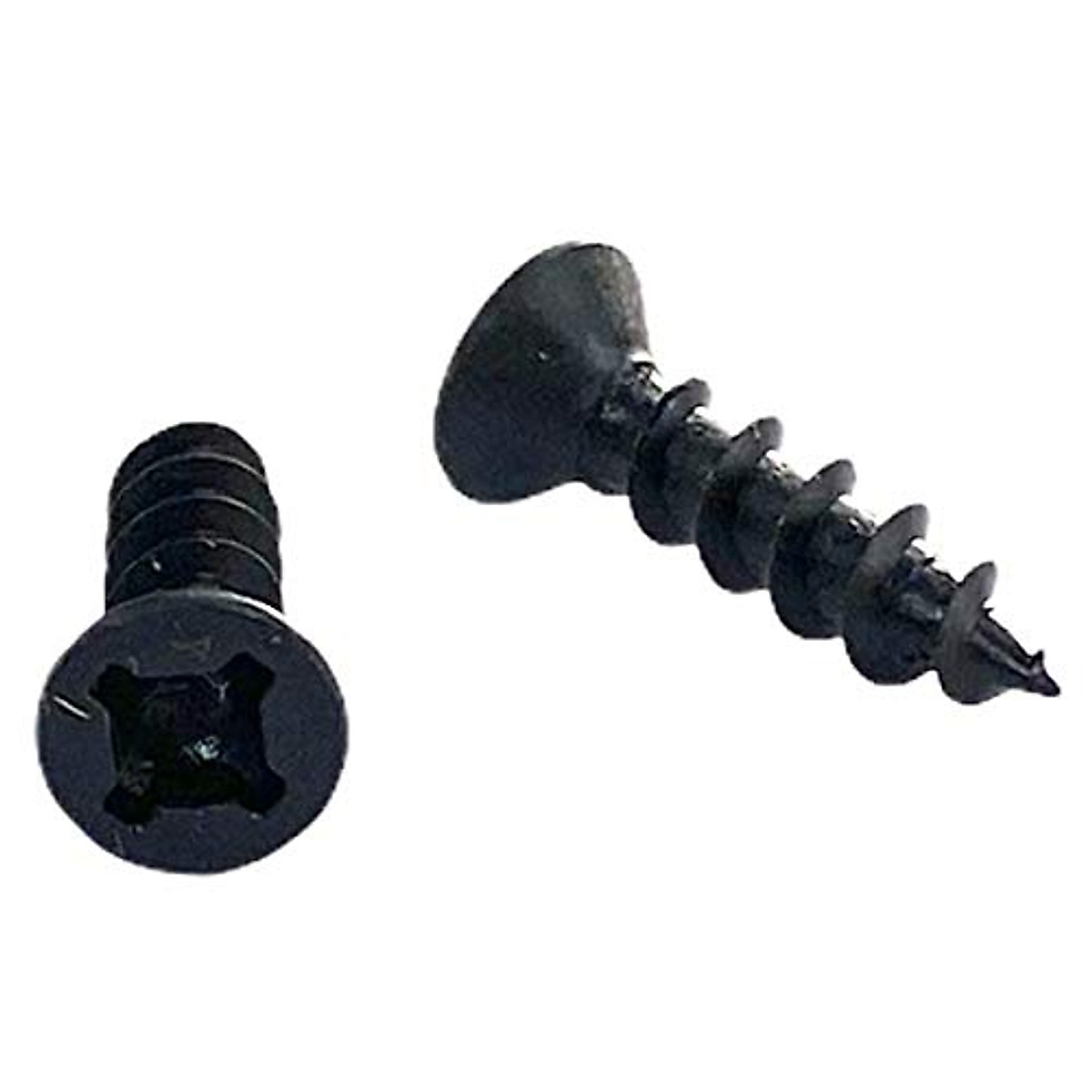 Cabentry Brand | Wood Screws | Flat Head | Phillips Square Drive | #6 | 5/8 Inch | Deep Thread | Sharp Point | Black Phospate Finish | 1000 Pack