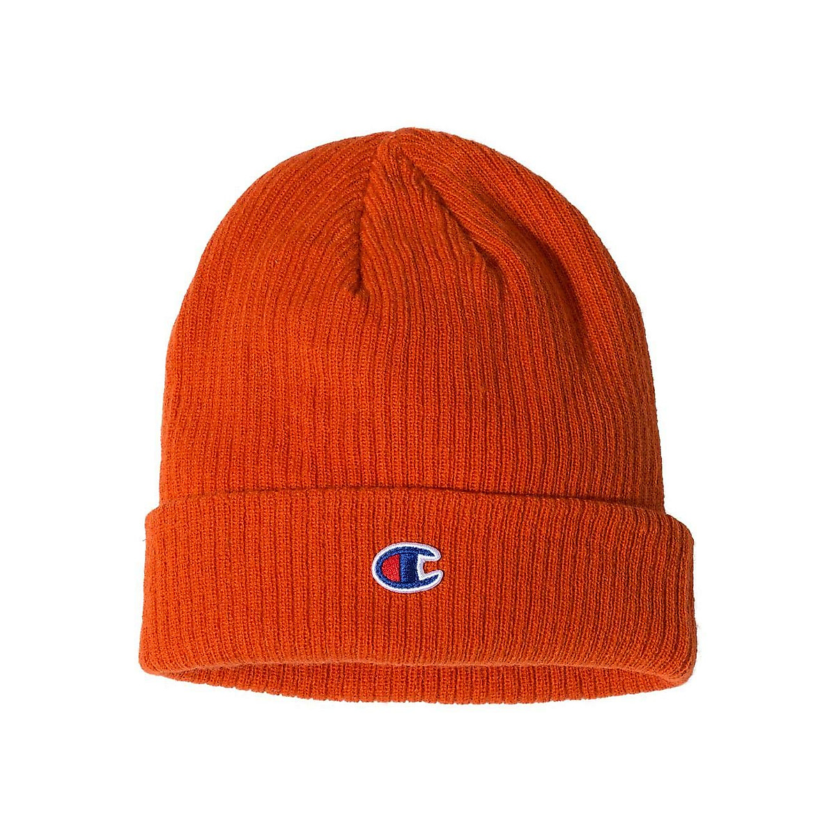 Champion - Ribbed Knit Cap - CS4003 - One Size - Spicy Orange