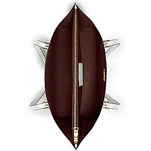 COACH Womens Mollie Tote 25 (IM/Chalk/Glacier White)