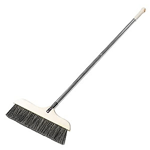 BCOATH Splicable Broom Indoor Broom Stand up Dustpan Kitchen Sweeping Brooms Kitchen Cleaning Rv Broom Hair Sweeping Brooms Outdoor Broom Cleaning Dustpan Kit Broom for Rv Stainless Steel