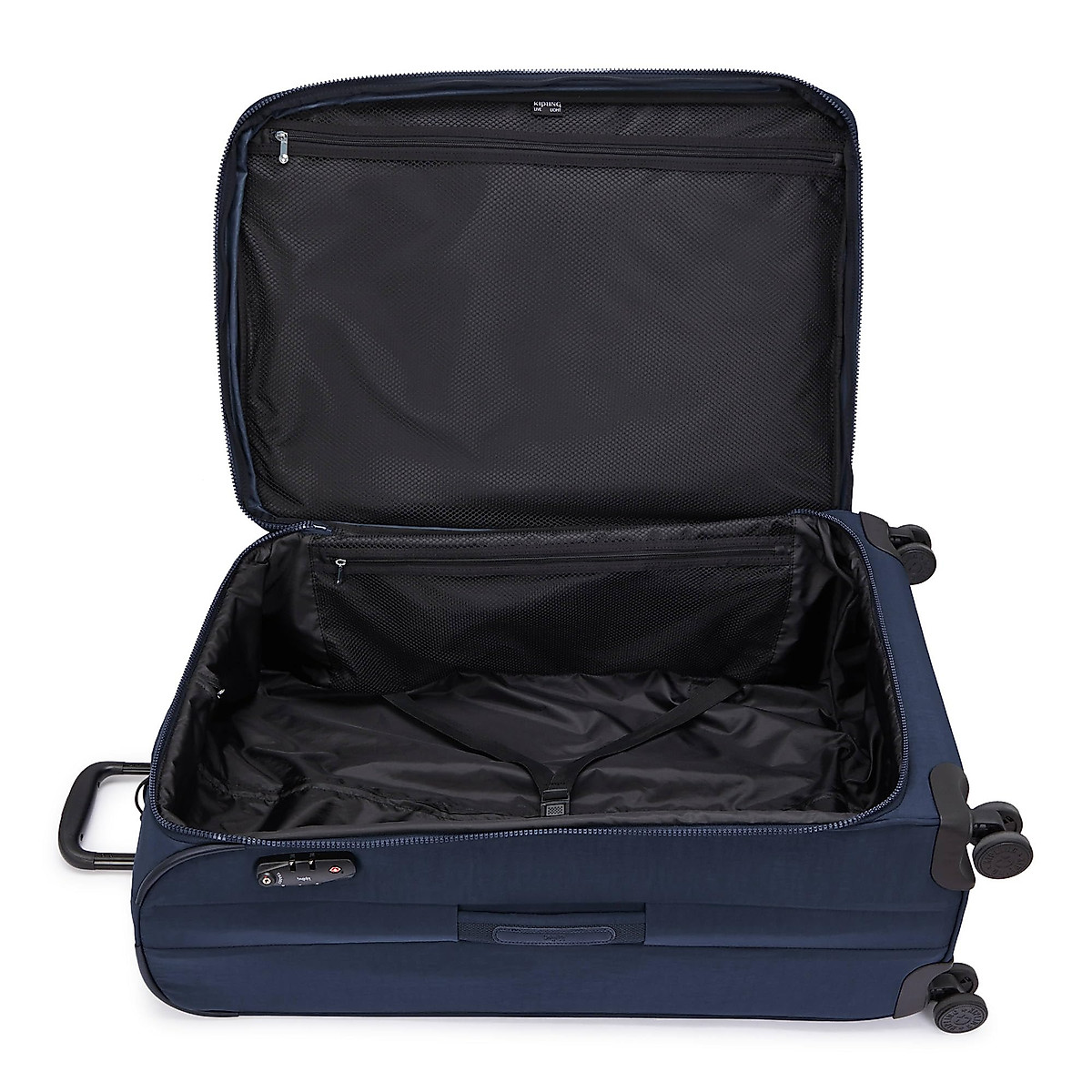 Kipling Youri Spin Large 4 Wheeled Rolling Luggage Blue Bleu 2