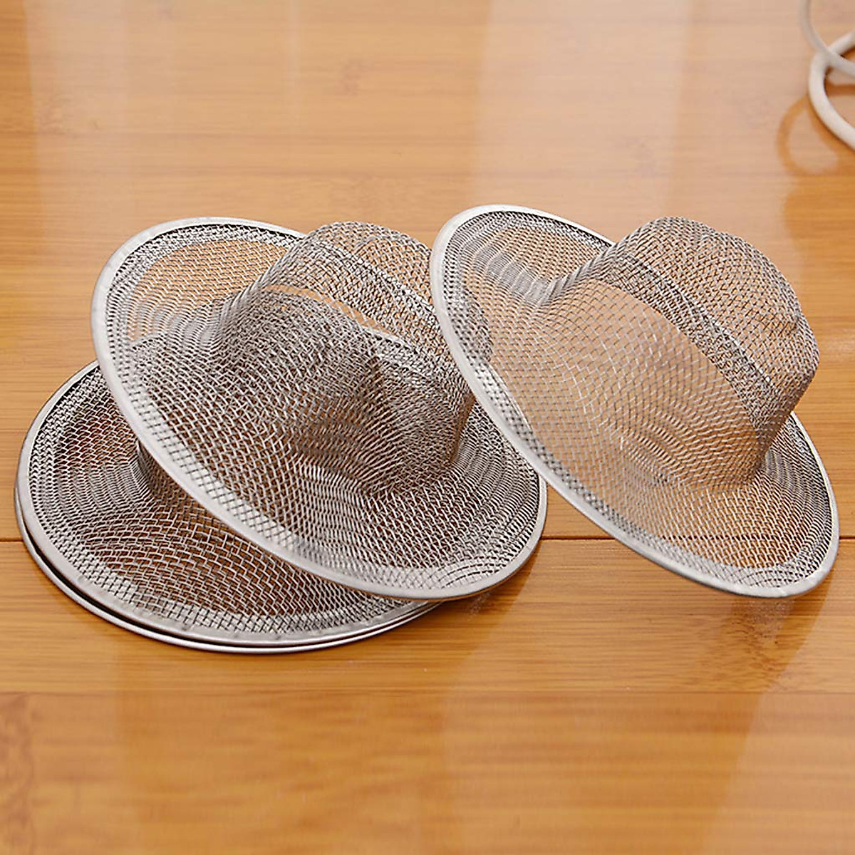 BaoFufc Stainless Steel Kitchen Sink Strainer Hair Catcher Stopper Bathroom Bathtub Show Kitchen Sink Strainer