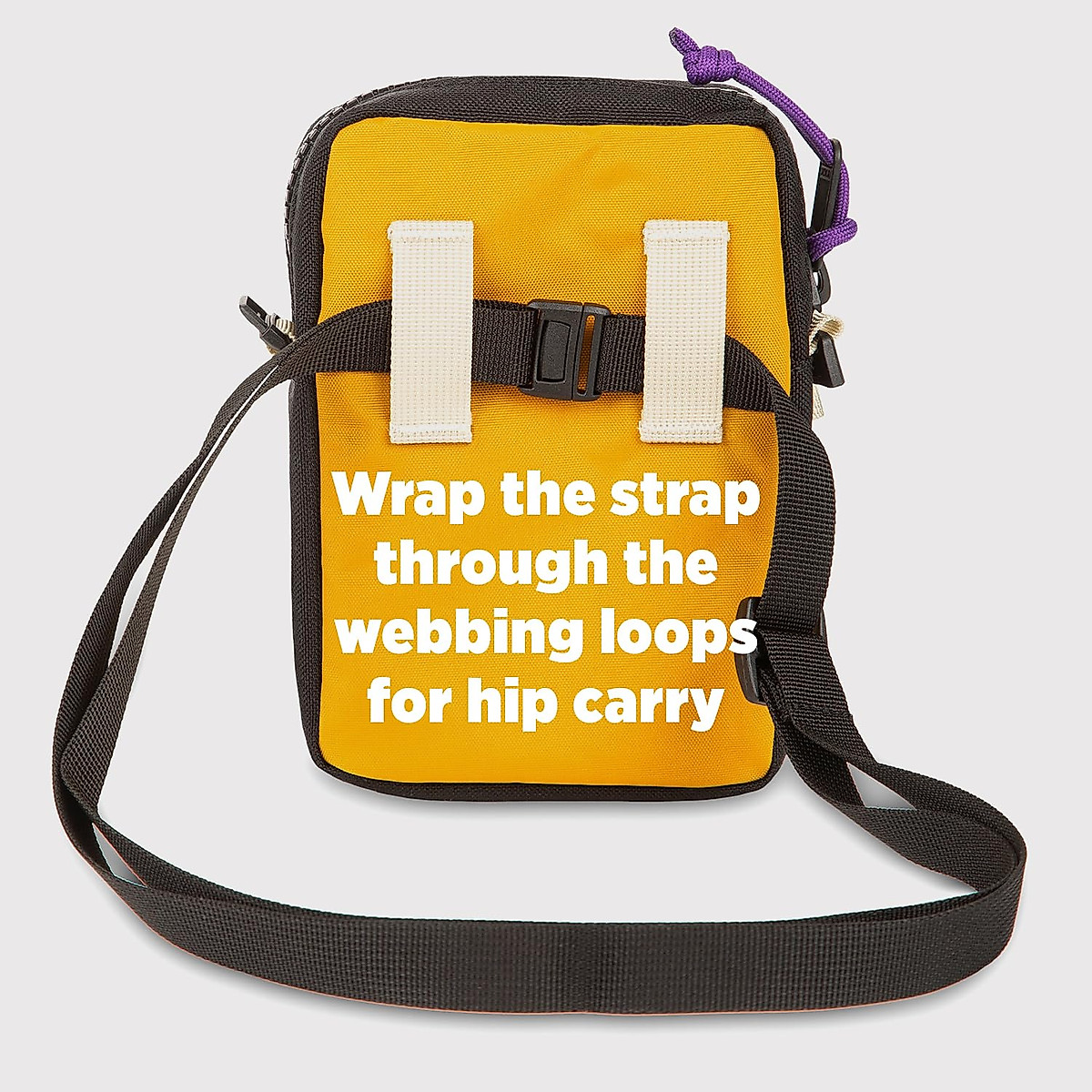 Topo Designs Mini Shoulder Bag - Bone White/Coral