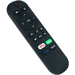 NS-RCRUS-20 NSRCRUS20 Replacement Remote Control Work for Insignia Roku TV NS-40DR420NA16 NS-40DR420NA16B NS- 43DR710NA17 NS-39DR510NA17 NS-55DR710NA17 W Netflix Hulu Sling Now Buttons