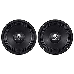 Rockville (2) RM64PRO 6.5" 400 Watt 4 Ohm SPL Mid-Bass Midrange Car Speakers