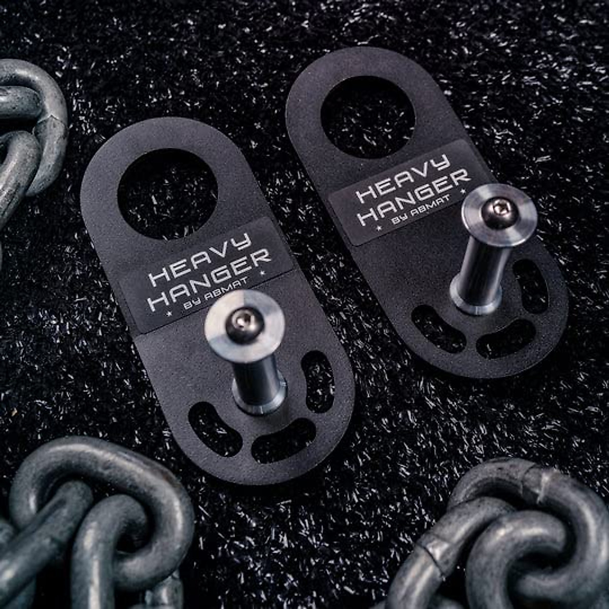 Heavy Hangers for Resistance Band Exercises While Power Lifting for a Full Body Workout. Heavy Duty, Easy to use, Portable, Exercise Band Attachment..