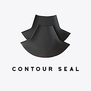 Gear Up Guide Contoured Latex Neck Seal, Conical Shape, Medium (Trimmable) / 13.0-15.25 Neck