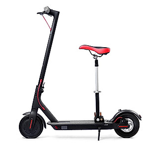 GLDYTIMES Electric Scooter Seat Fit for Xiaomi M365 / 1S / Lite/Pro, Aovopro ES80, Razor C25 Electric Scooter Saddle Adjustable Attachment Seat with Lift Function, Without Punching and Folding