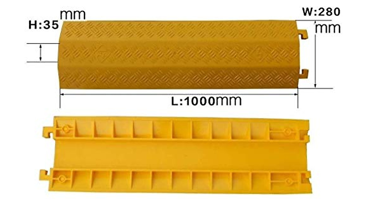 Threshold Ramp Floor Cable Cover - Safe, Durable & Easy to Install