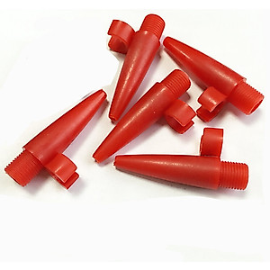 Honbay Pack of 20 Metallic Air Inflation Needle for Sport Football Basketball Soccer GYM with 5 Pack of Inflater Adapter