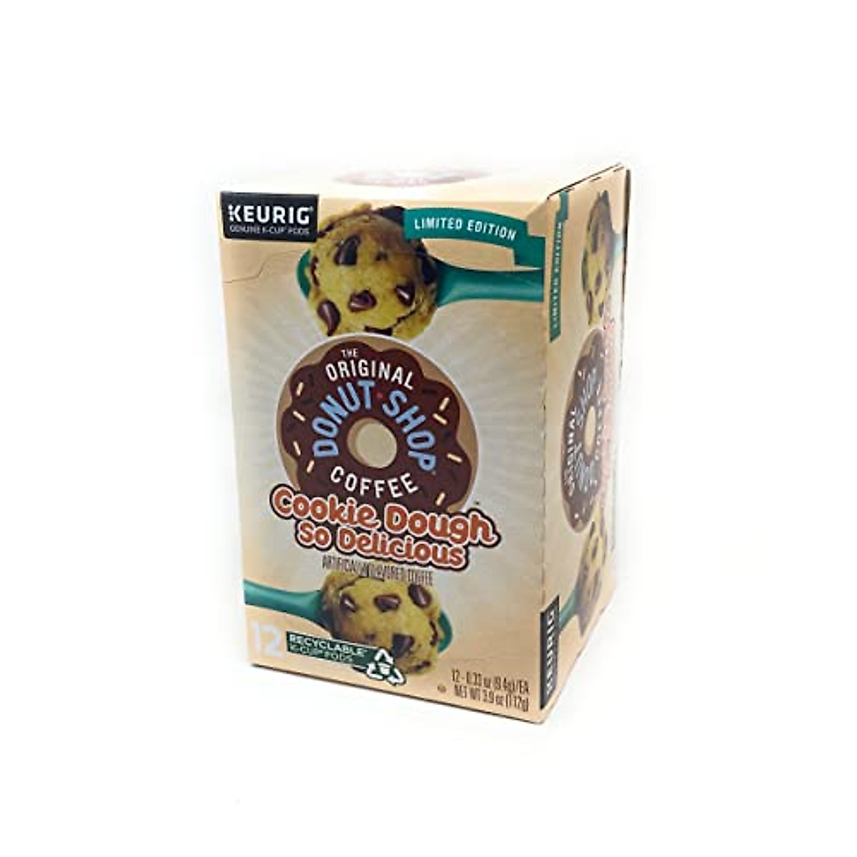 Keurig Green Mountain The Original Donut Shop Coffee Cookie Dough K-Cup - 12 pods - 1 box 12 Count (Pack of 1)
