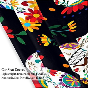 Sugar Skeleton Baby Car Seat Cover for Baby Boys and Girls Breathable Lightweight Carseat Cover Baby Carrier Cover Soft Flexible for Girls Boys