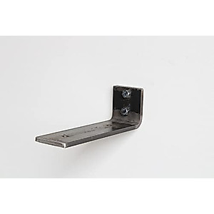 Urban Legacy Deep Floating Shelves | Reclaimed Wide Plank Barn Wood Shelves with Low Profile Brackets | High Weight Capacity (36" x 11" x 2")