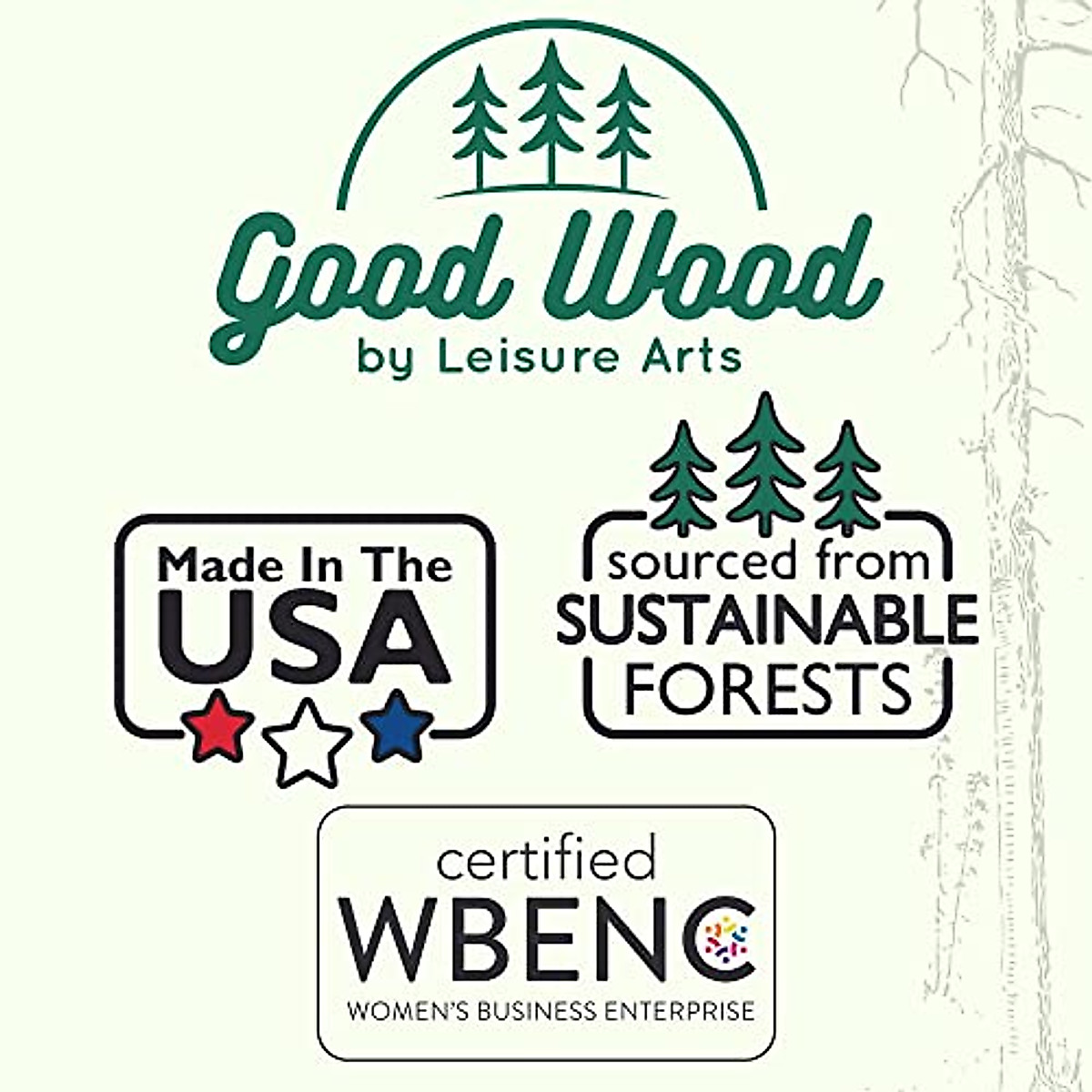 Good Wood by Leisure Arts Wooden Crate, Wood Crate Unfinished, Crates for Display, Crates for Storage, Wooden Unfinished, 18" X 12.5" X 9.5"