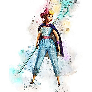 Toy Story Watercolor Wall Art. Buzz. Woody. Jessie. Bo Peep. Nursery Wall Art. 4 Set of 8x10. Unframed