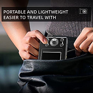 Fiudx Digital Camera for Teens Kids 16x Zoom Travel Digital Camera Christmas Birthday Gifts