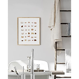 HAUS AND HUES Funny Bathroom Art Funny Bathroom Decor Butts Collage Cute Bathroom Decor Art Print Funny Bathroom Sign Funny Bathroom Wall Art Funny Bathroom Poster | 12" x 16" UNFRAMED (Butts)