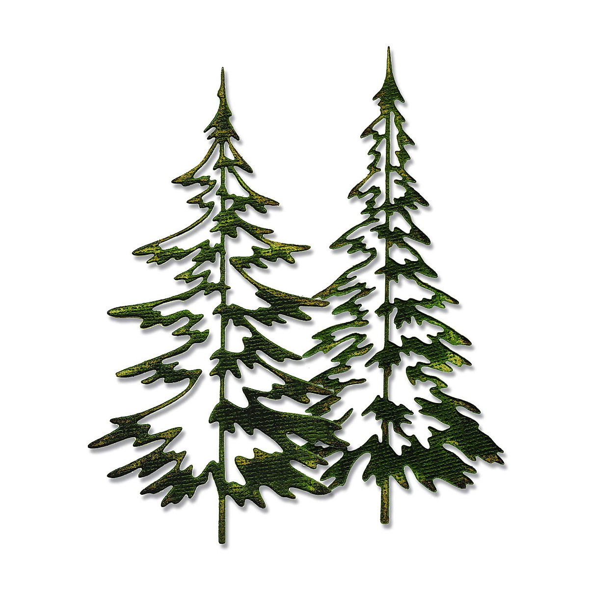 Sizzix 660978 Thinlits Die Set, Woodlands by Tim Holtz, 2/pack